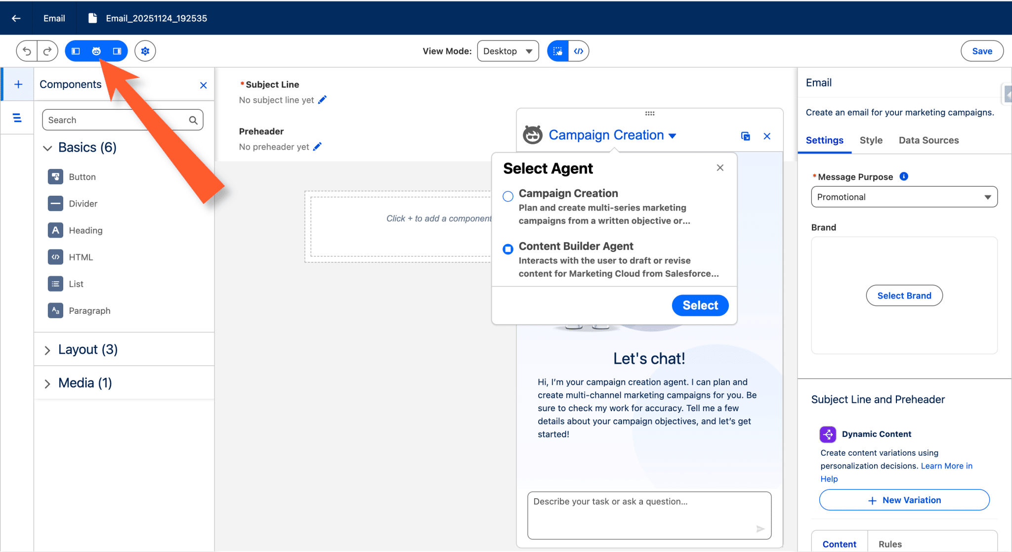 Marketing Cloud Next: Campaign Creation and Content Builder Agents ...